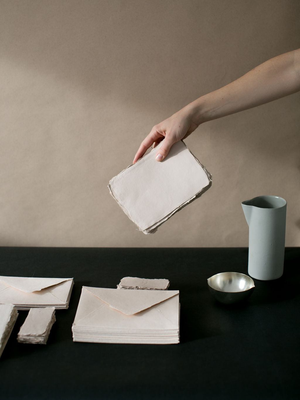 Handmade Paper in White Sand – Idyll